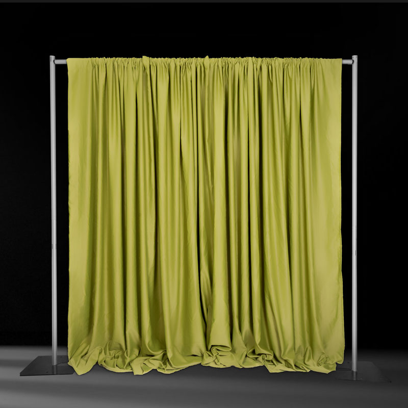 Flame Retardant Backdrop With Rod Pockets Curtains For Exhibition Show ...