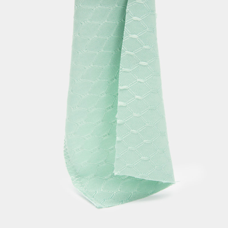 Tessuto jacquard ignifugo impermeabile a rombi 190 g/m²